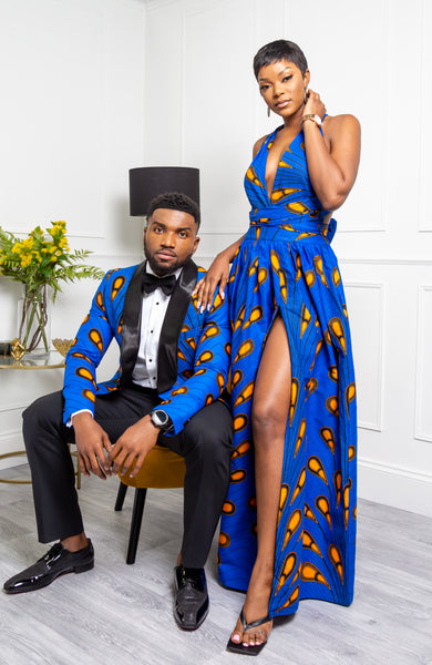 African Print Maxi Dresses | ELLA Infinity Africant Print Maxi Dress ...